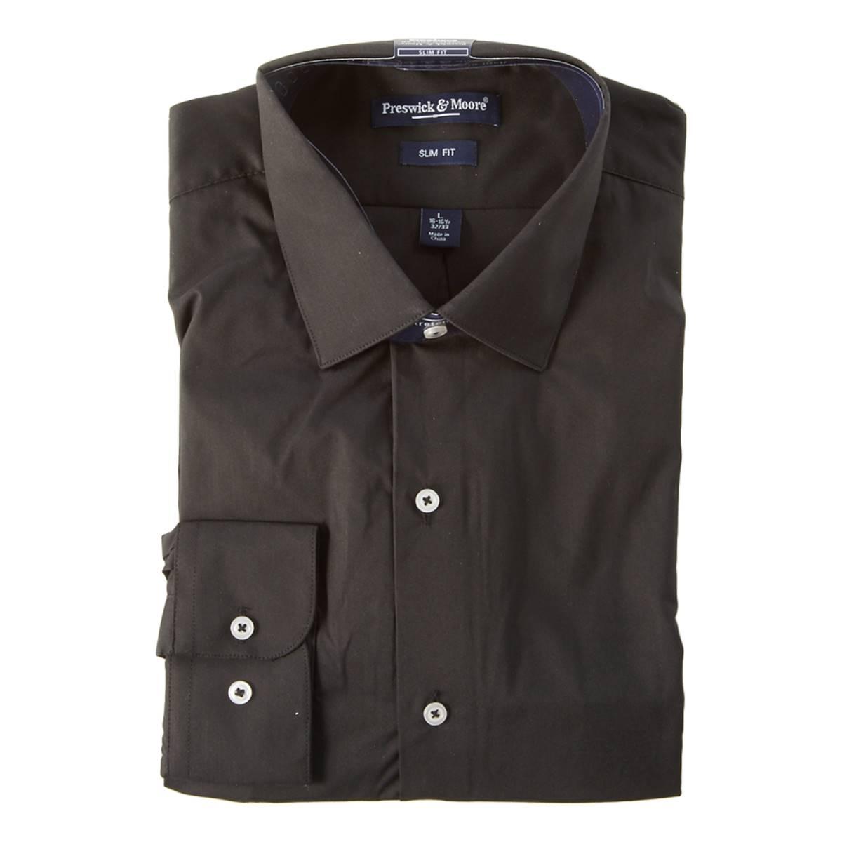 Click here for Mens Preswick & Moore(R) Dress Slim Fit Shirt prices