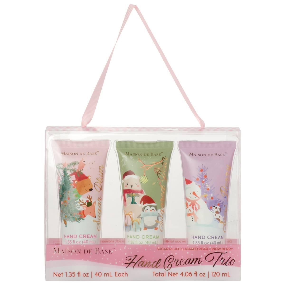 Click here for Maison De Base Pink Hand Cream Trio prices