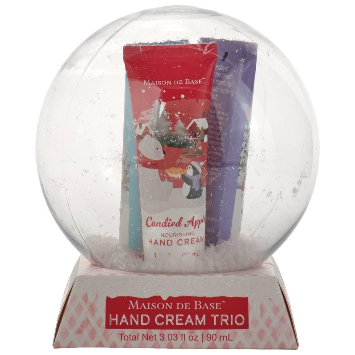 Click here for Maison De Base Snowglobe Hand Cream Trio prices