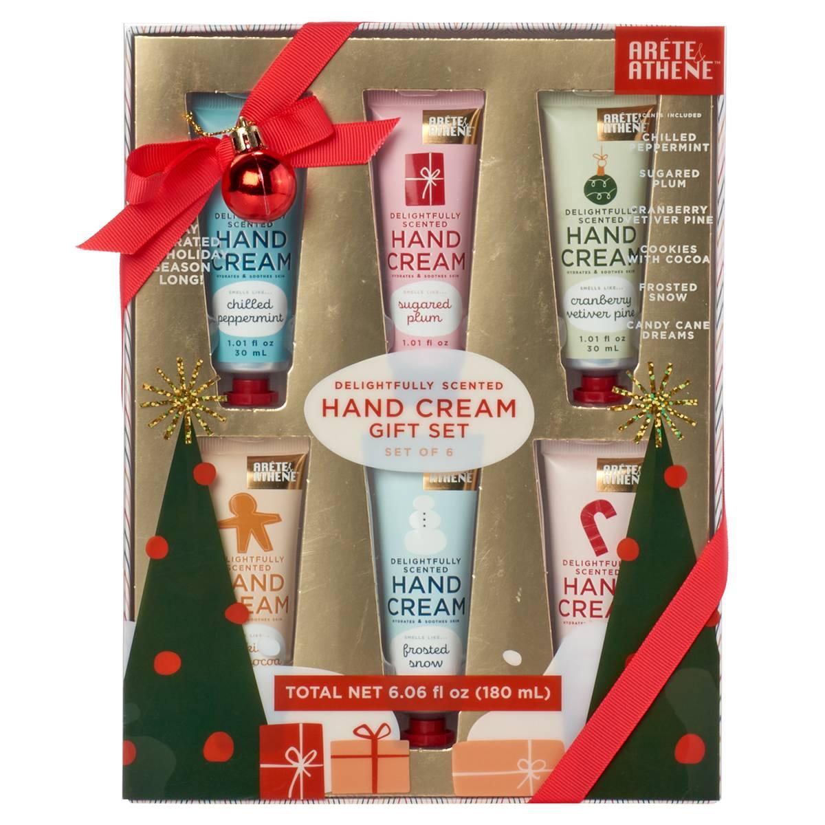 Click here for Arete & Athene Festive Hand Cream 6pc. Gift Set prices