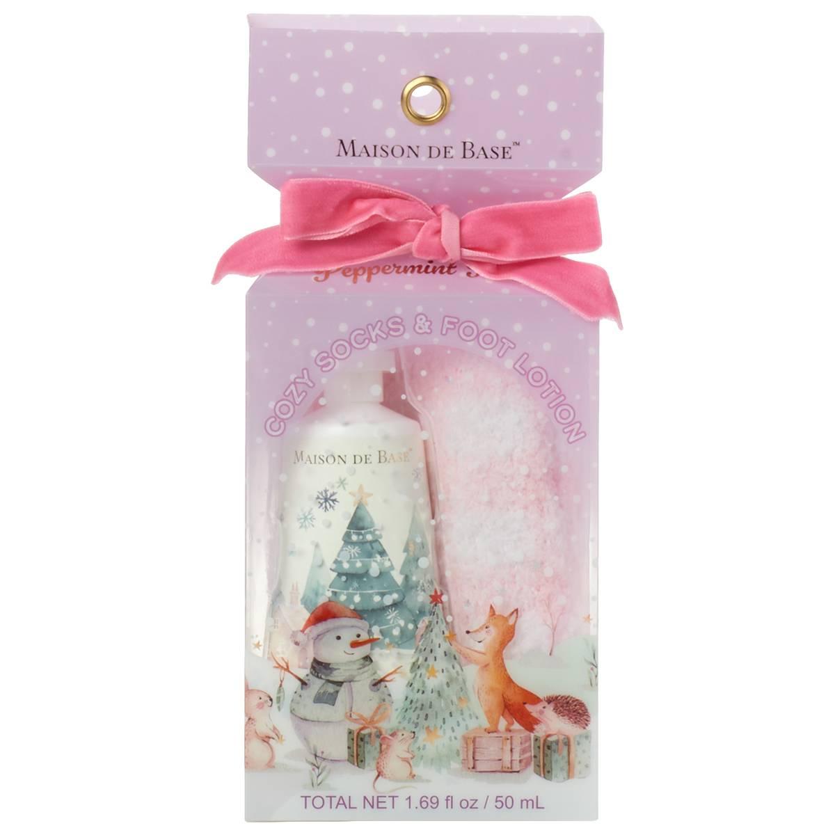 Click here for Maison De Base Peppermint Frost Cozy Socks & Foot... prices