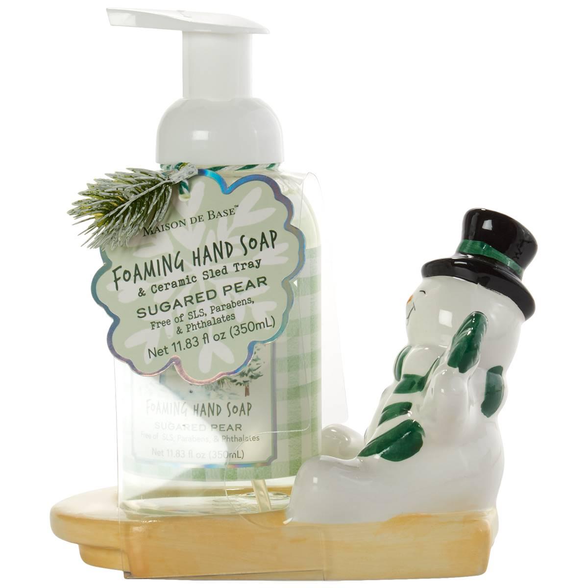 Click here for Maison De Base Sugared Pear Hand Soap & Ceramic Tr... prices