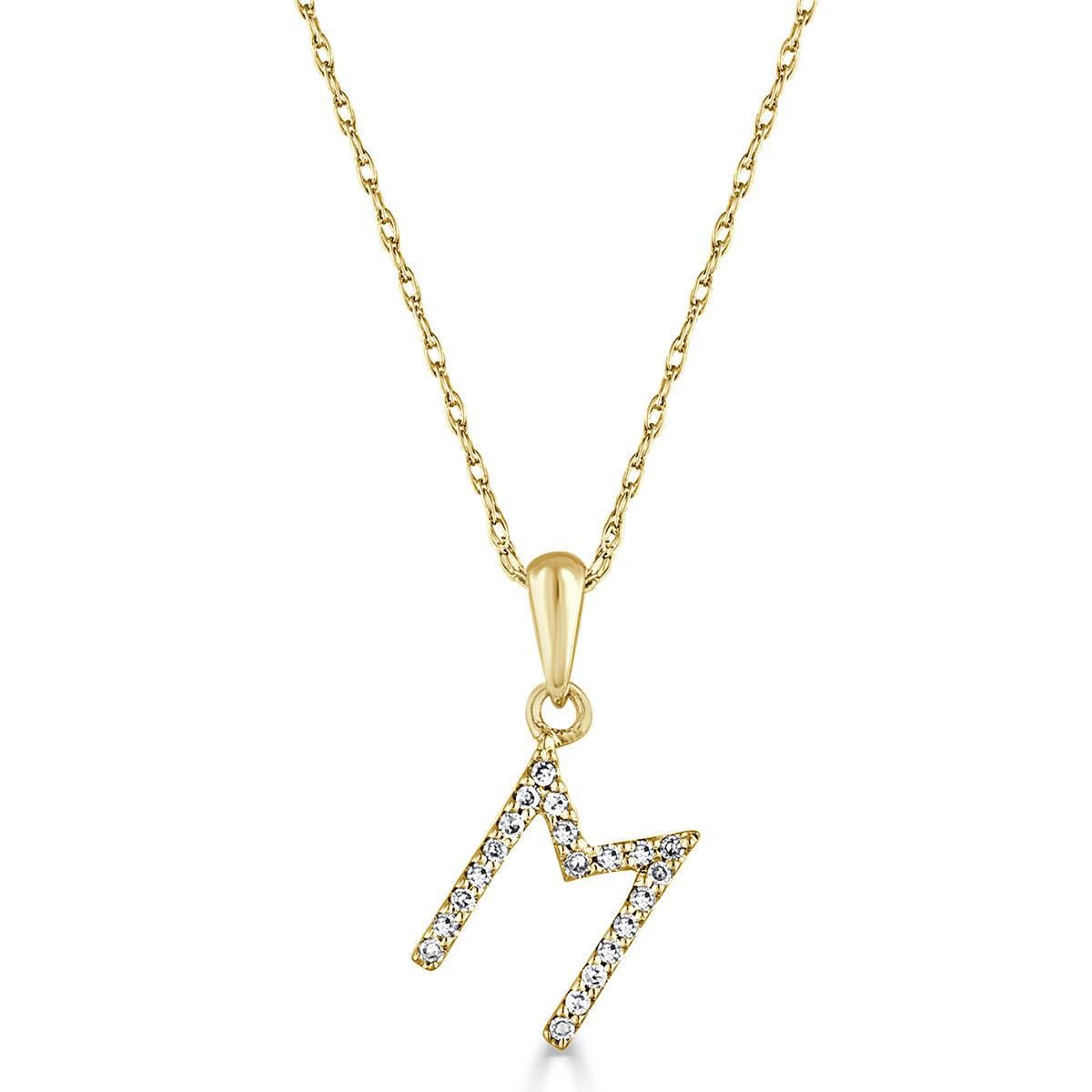 Click here for Diamond Classics(tm) 14kt. Gold Initial M Letter N... prices