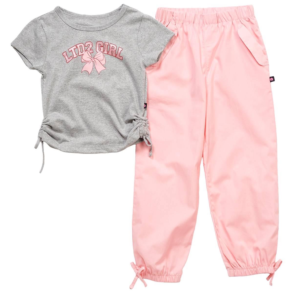 Click here for Girls (4-6x) Limited Too(tm) 2pc. Bow Side Ruched... prices