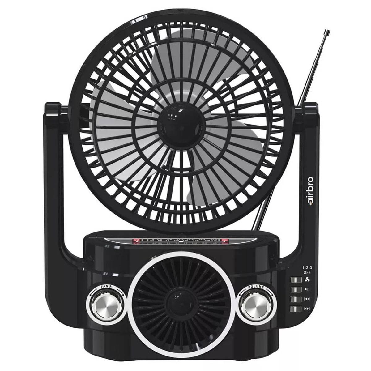 Click here for AirBro Rechargeable Fan With Radio prices