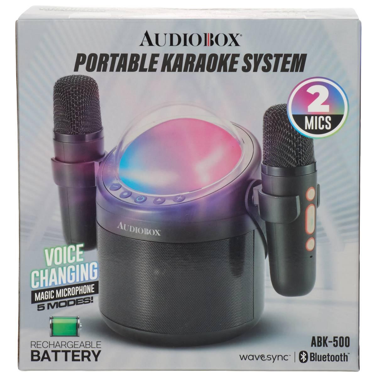 Click here for Audiobox Portable Karoake System W/Mics prices
