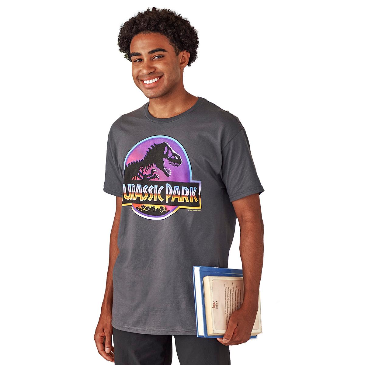 Click here for Young Mens Jurassic Park Retro Short Sleeve Graphi... prices
