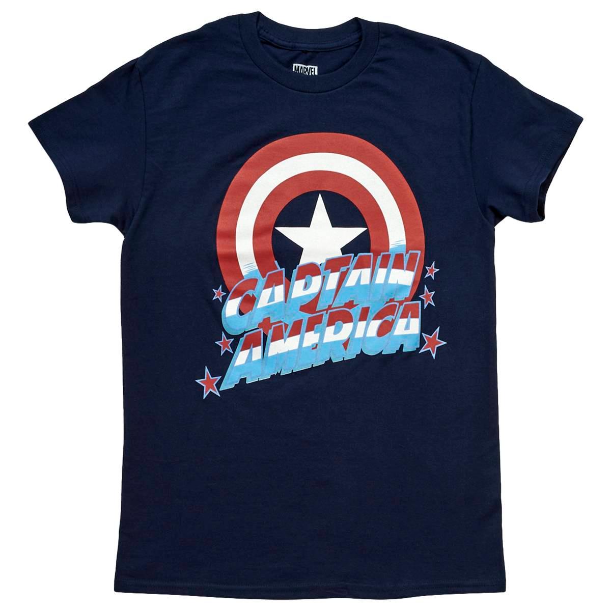 Click here for Young Mens Marvel Captain America Shield Graphic T... prices