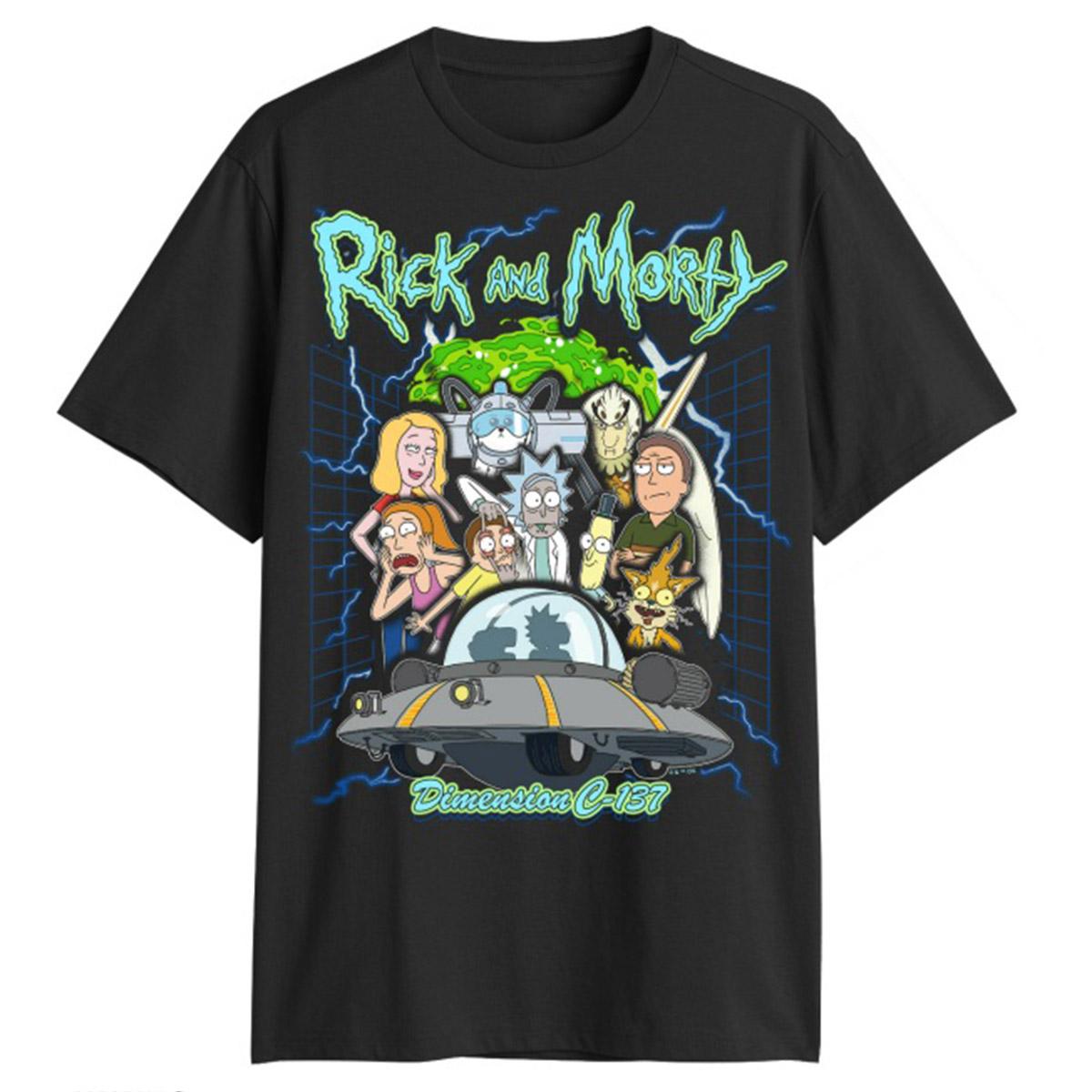 Click here for Young Mens Rick & Morty Graphic Short Sleeve Tee prices