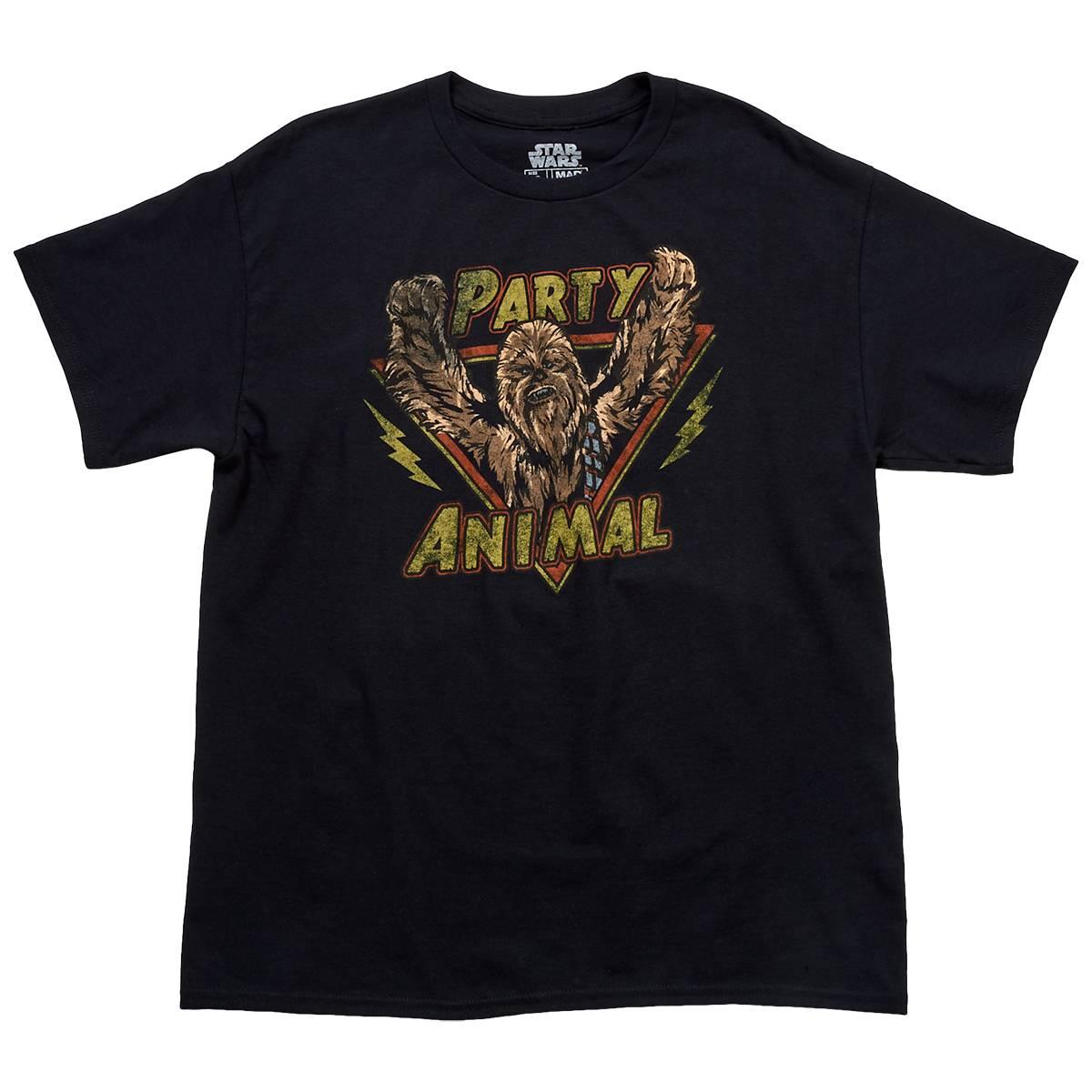 Click here for Young Mens Star Wars Chewbacca Party Animal Graphi... prices