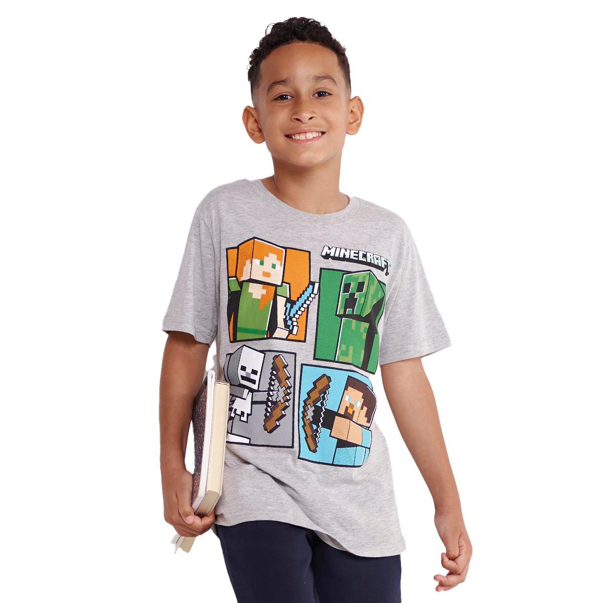 Click here for Boys (8-20) Minecraft Boxed In Short Sleeve Graphi... prices