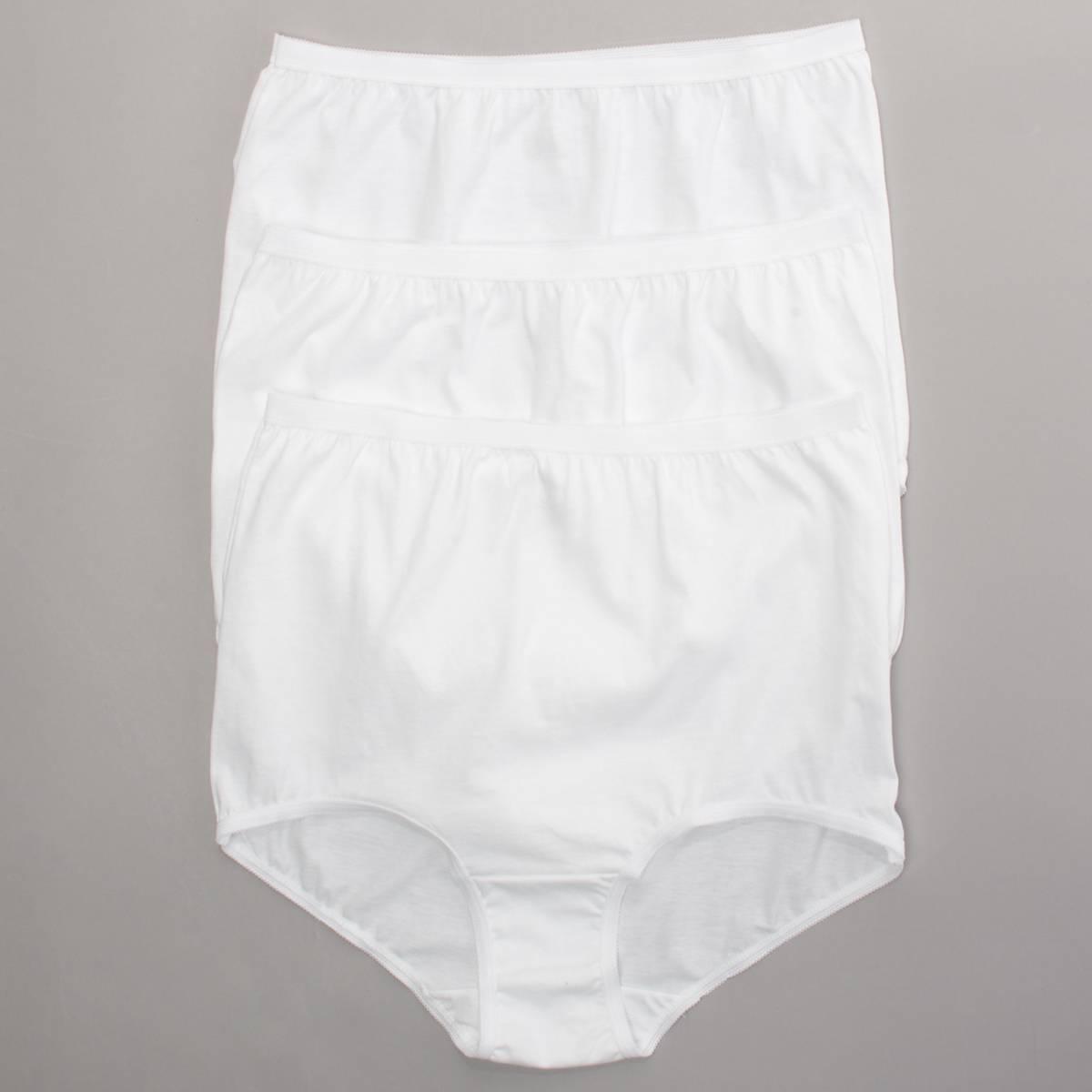 Click here for Womens Teri Picot Trim Brief Panties - M100 prices