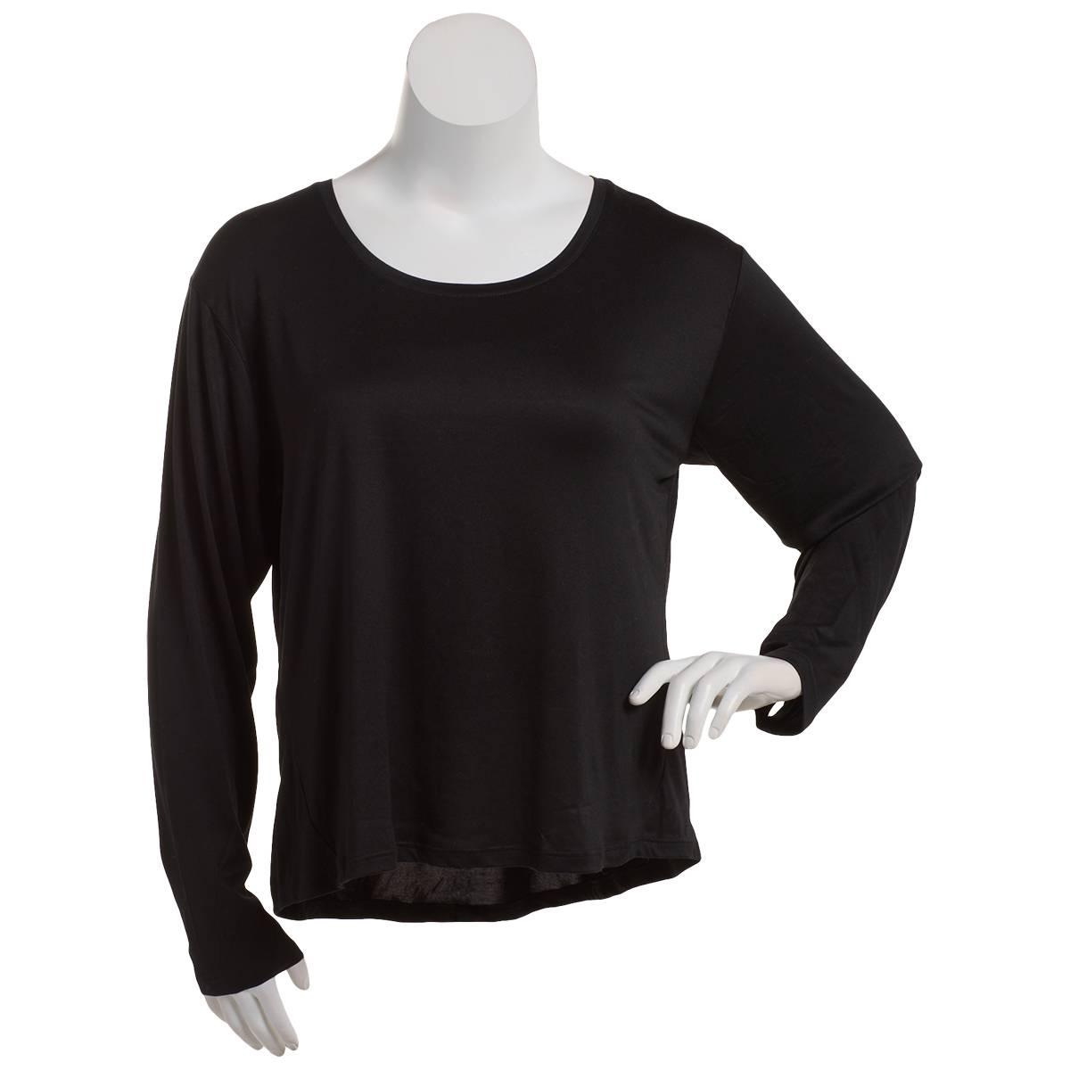 Click here for Plus Size Starting Point(R) Cationic Long Sleeve T... prices