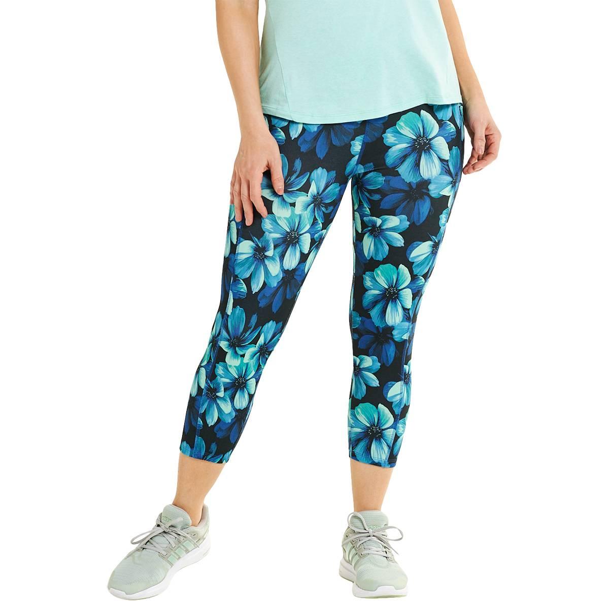 Click here for Womens Starting Point(R) Floral Capri Leggings prices