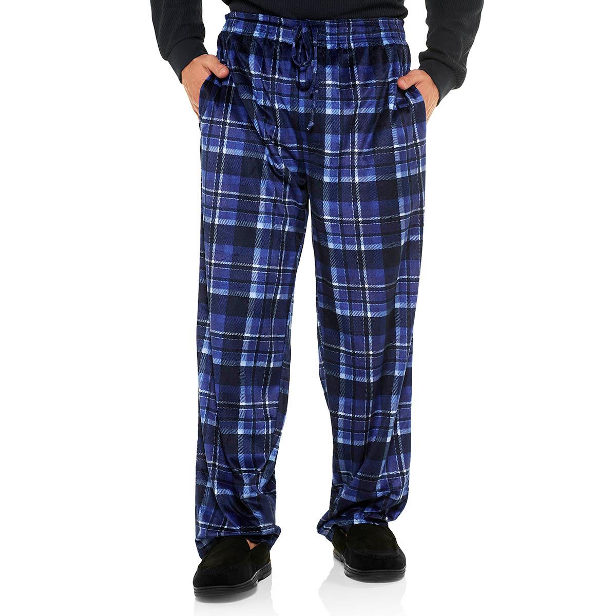 Click here for Mens Preswick & Moore(R) Plaid Silky Pajama Pants... prices