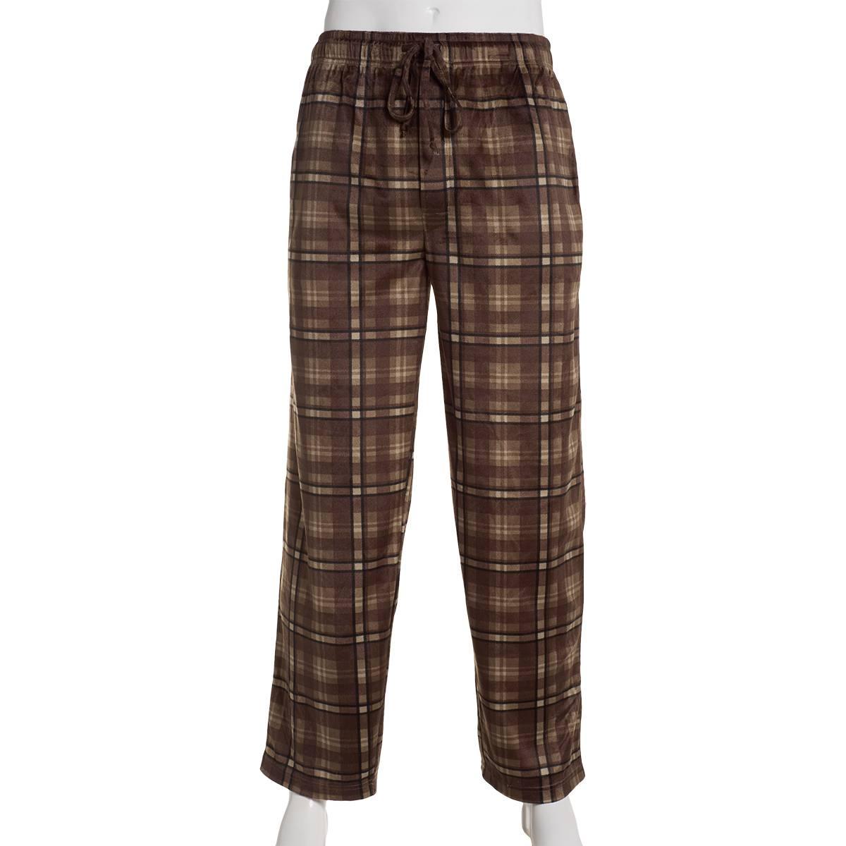 Click here for Mens Preswick & Moore(R) Plaid Silky Pajama Pants... prices