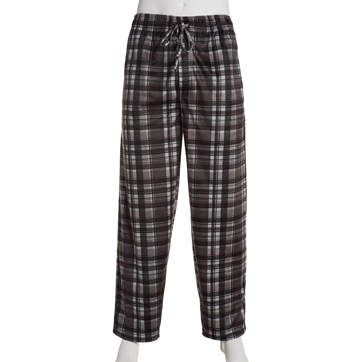 Click here for Mens Preswick & Moore(R) Plaid Silky Pajama Pants... prices