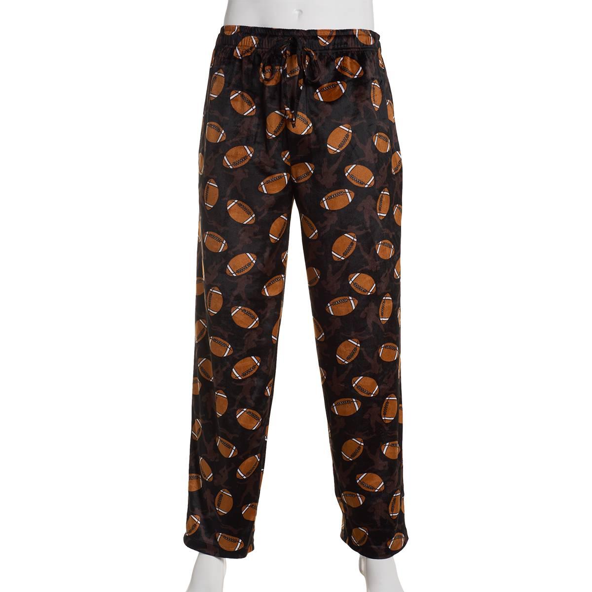 Click here for Mens Preswick & Moore(R) Football Silky Pajama Pan... prices