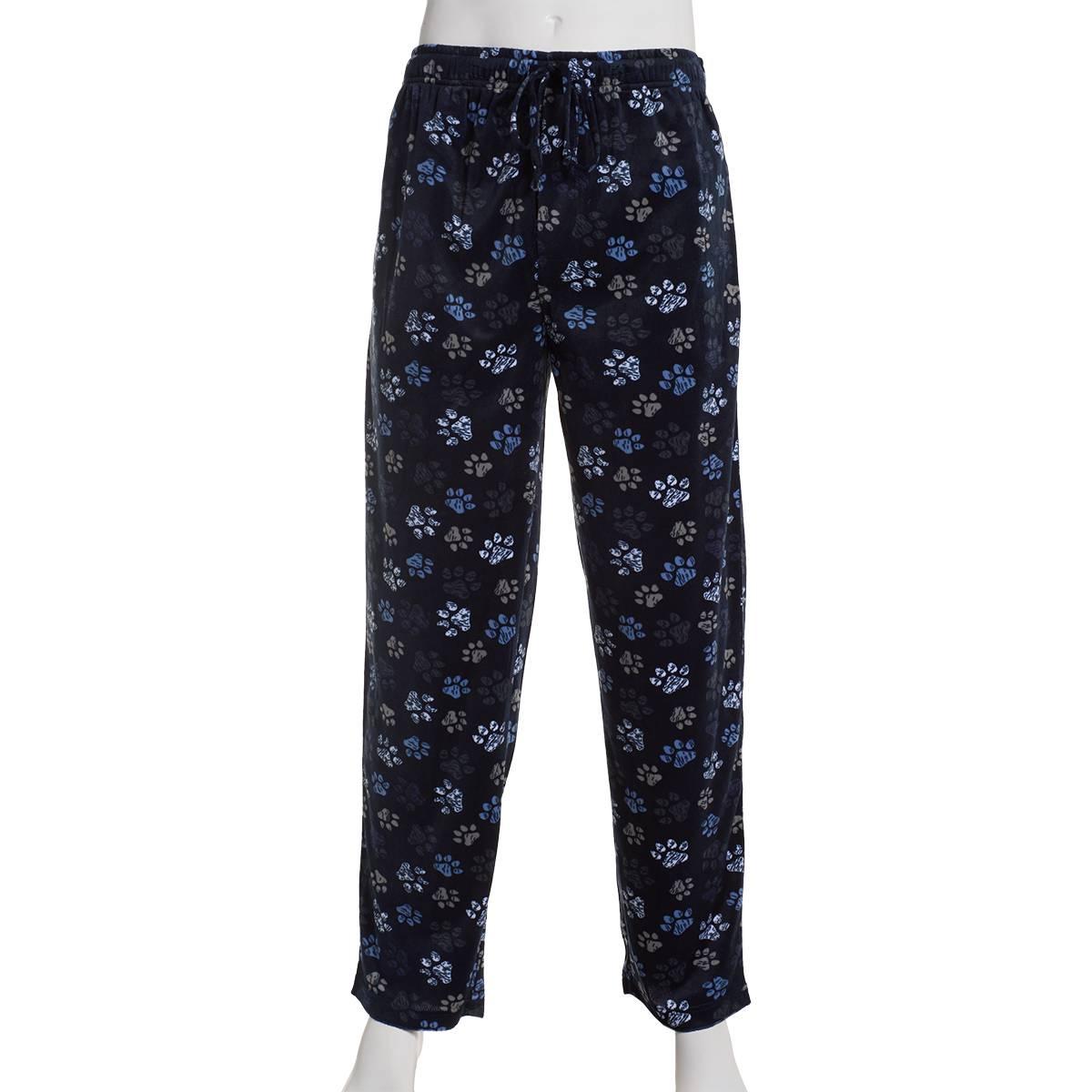 Click here for Mens Preswick & Moore(R) Paw Print Silky Pajama Pa... prices
