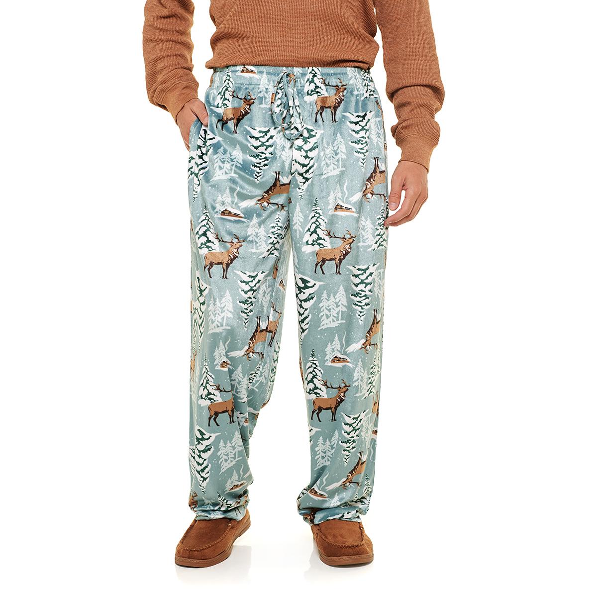 Click here for Mens Preswick & Moore(R) Woodland Silky Pajama Pan... prices