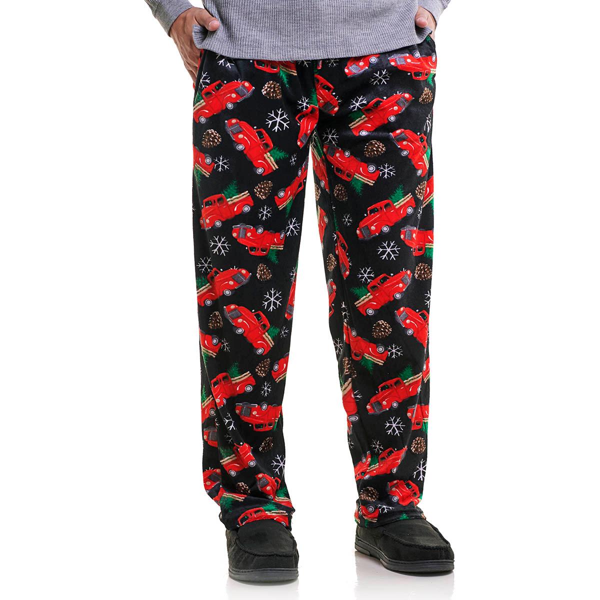 Click here for Mens Preswick & Moore(R) Christmas Truck Silky Paj... prices