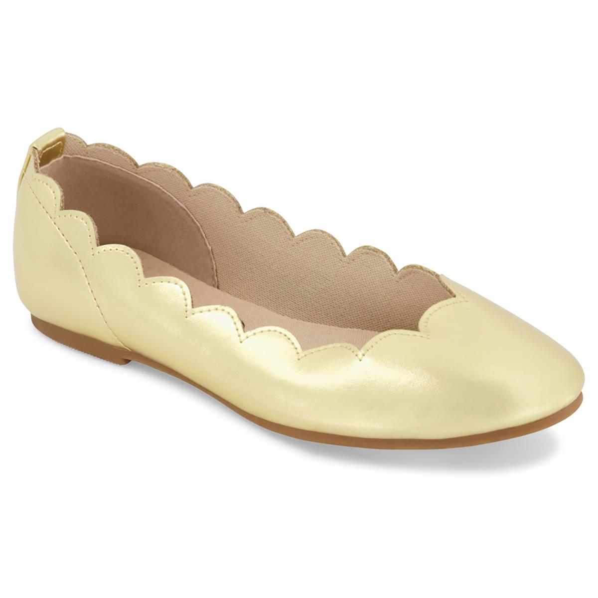 Click here for Girls Jessica Simpson Amy Scallop Flats prices