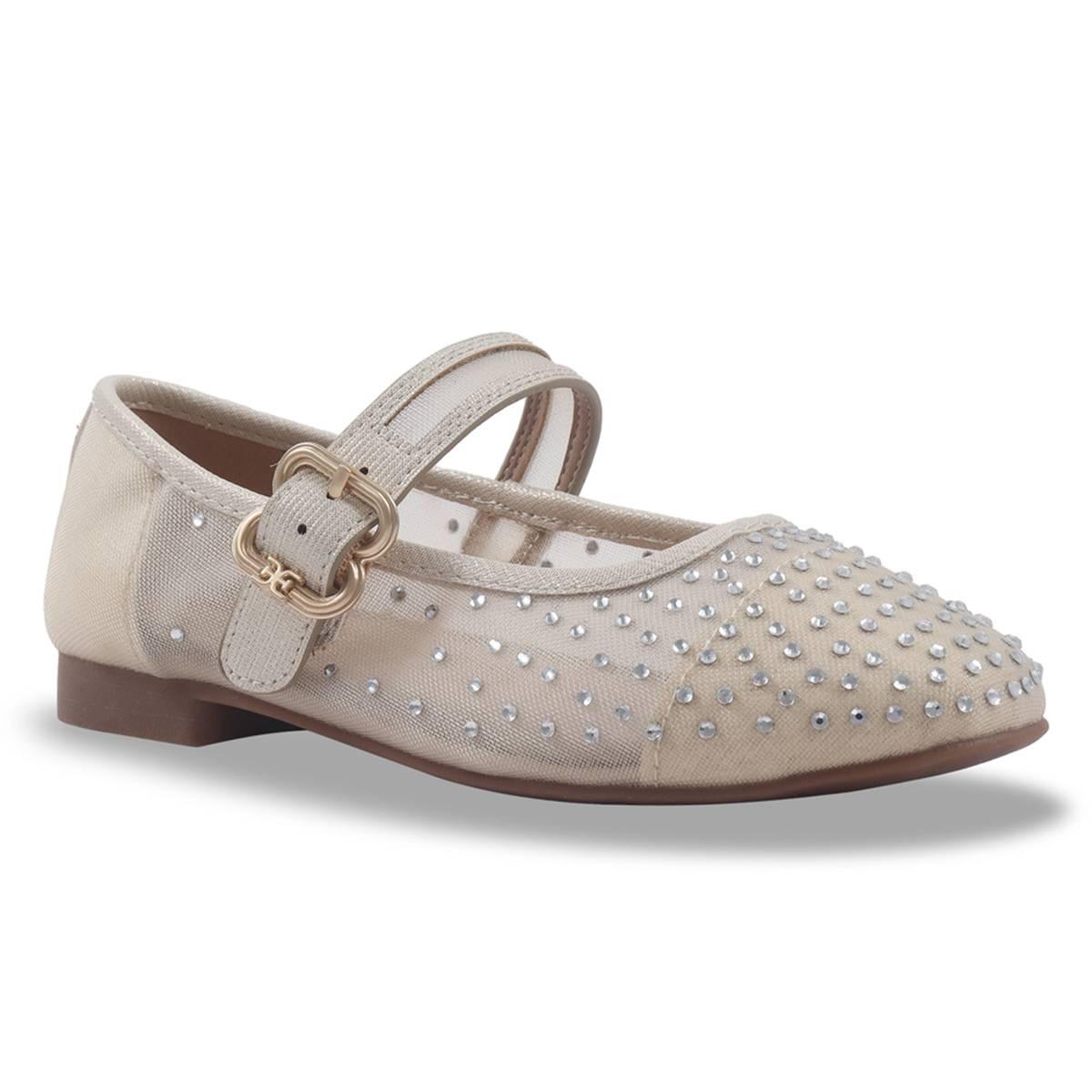 Sam Edelman Little and Big Girls Maeve Fade Mary Jane Flat - White