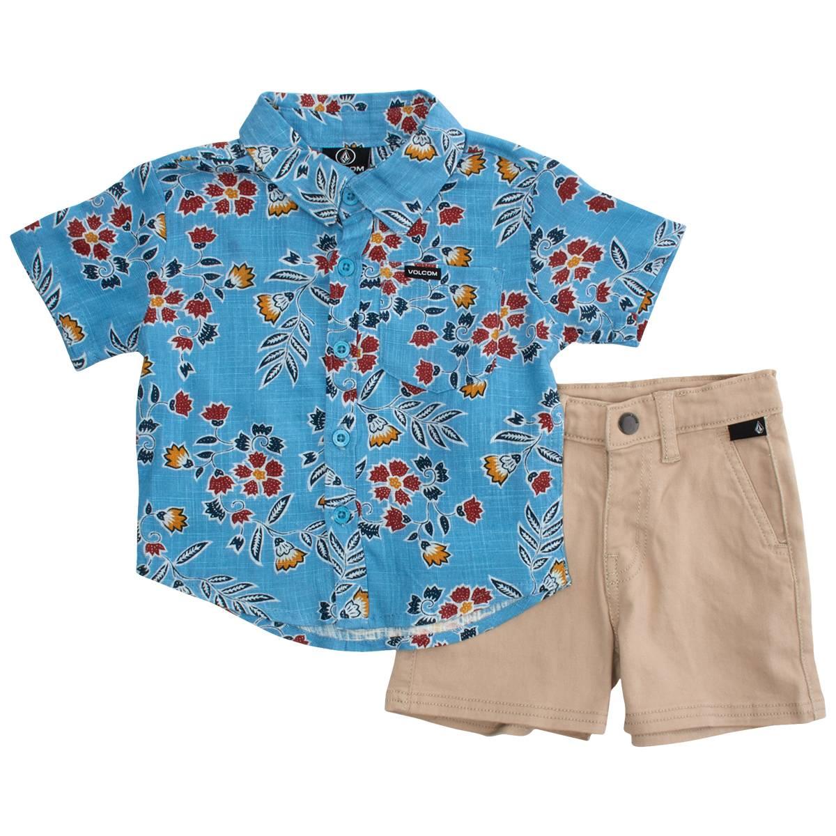 Click here for Baby Boy (12-24M) Volcom Tropical Flower Top & Sho... prices