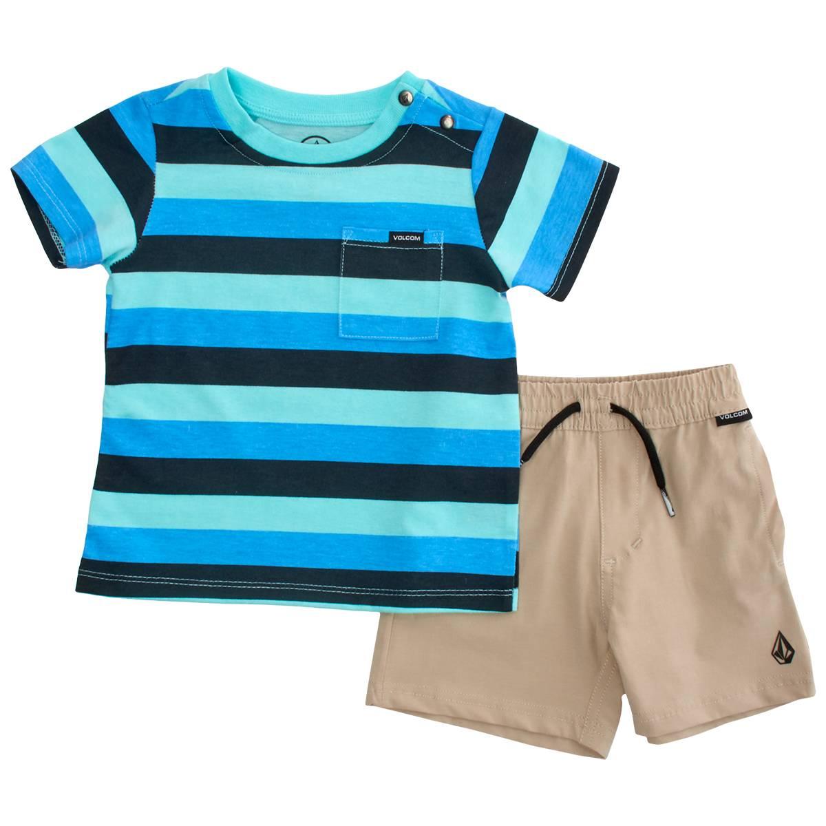 Click here for Baby Boy (12-24M) Volcom Stripe Tee & Soft Shorts... prices