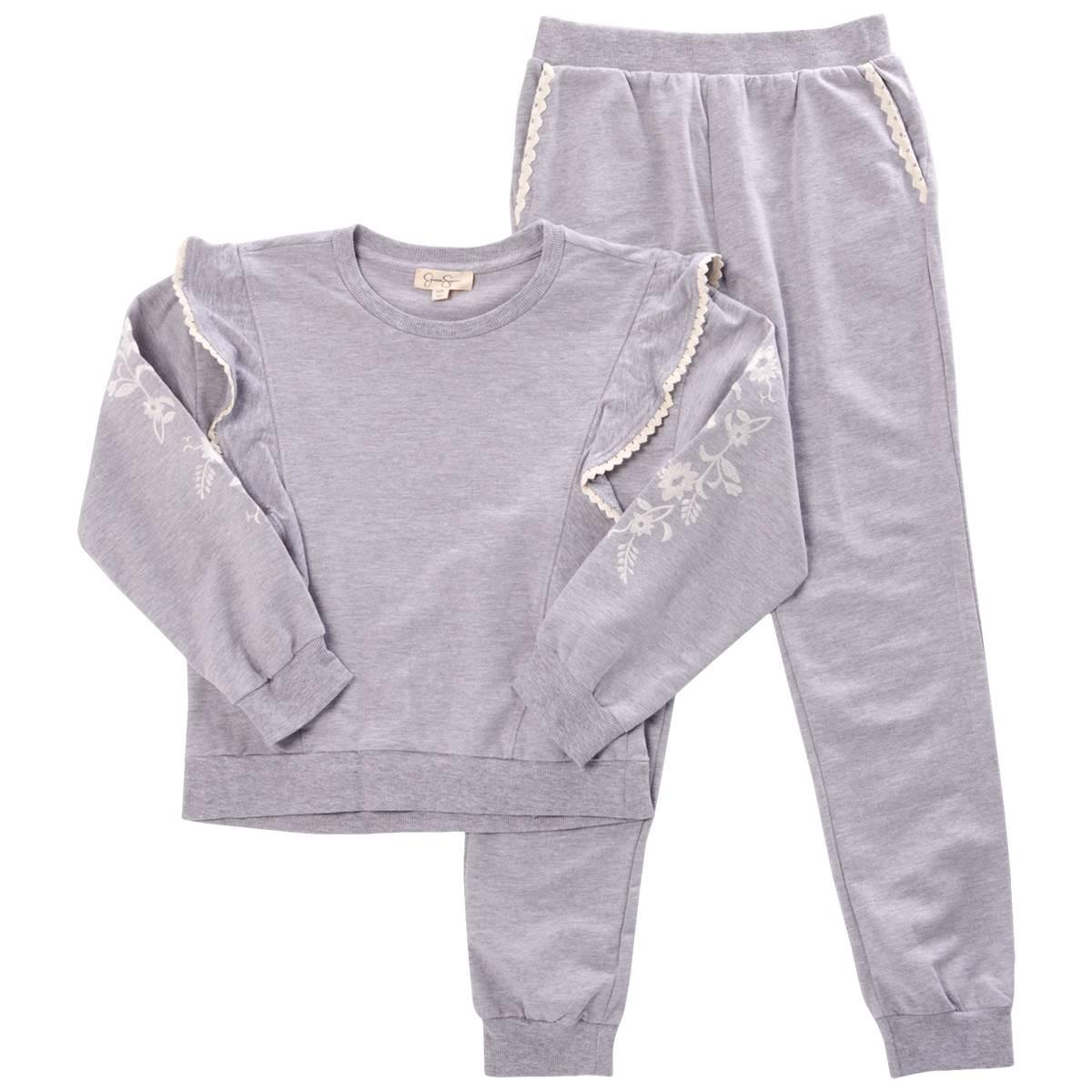 Click here for Girls (7-12) Jessica Simpson French Terry Ruffle T... prices