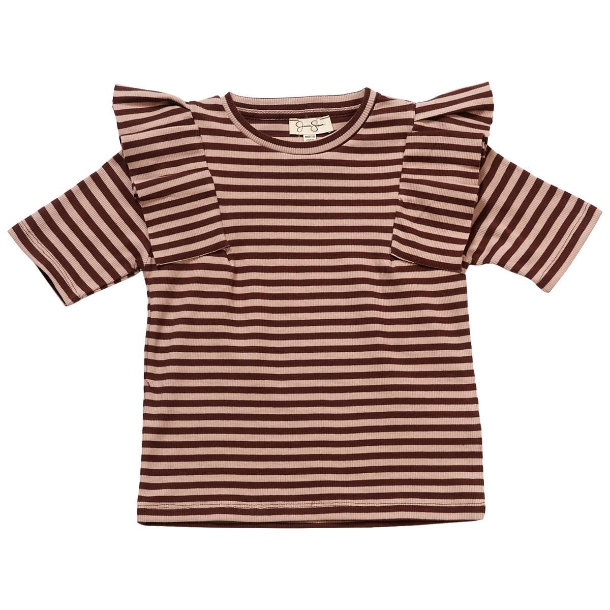 Click here for Girls (7-16) Jessica Simpson Striped Ruffle Rib Kn... prices