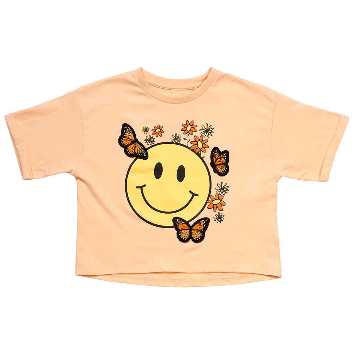 Click here for Girls (7-16) Jessica Simpson Smiley Face Roll Cuff... prices