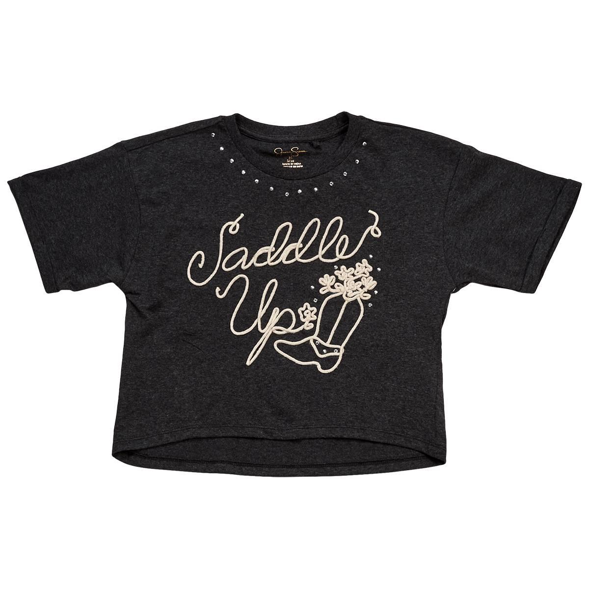 Click here for Girls (7-16) Jessica Simpson Saddle Up Roll Cuff T... prices
