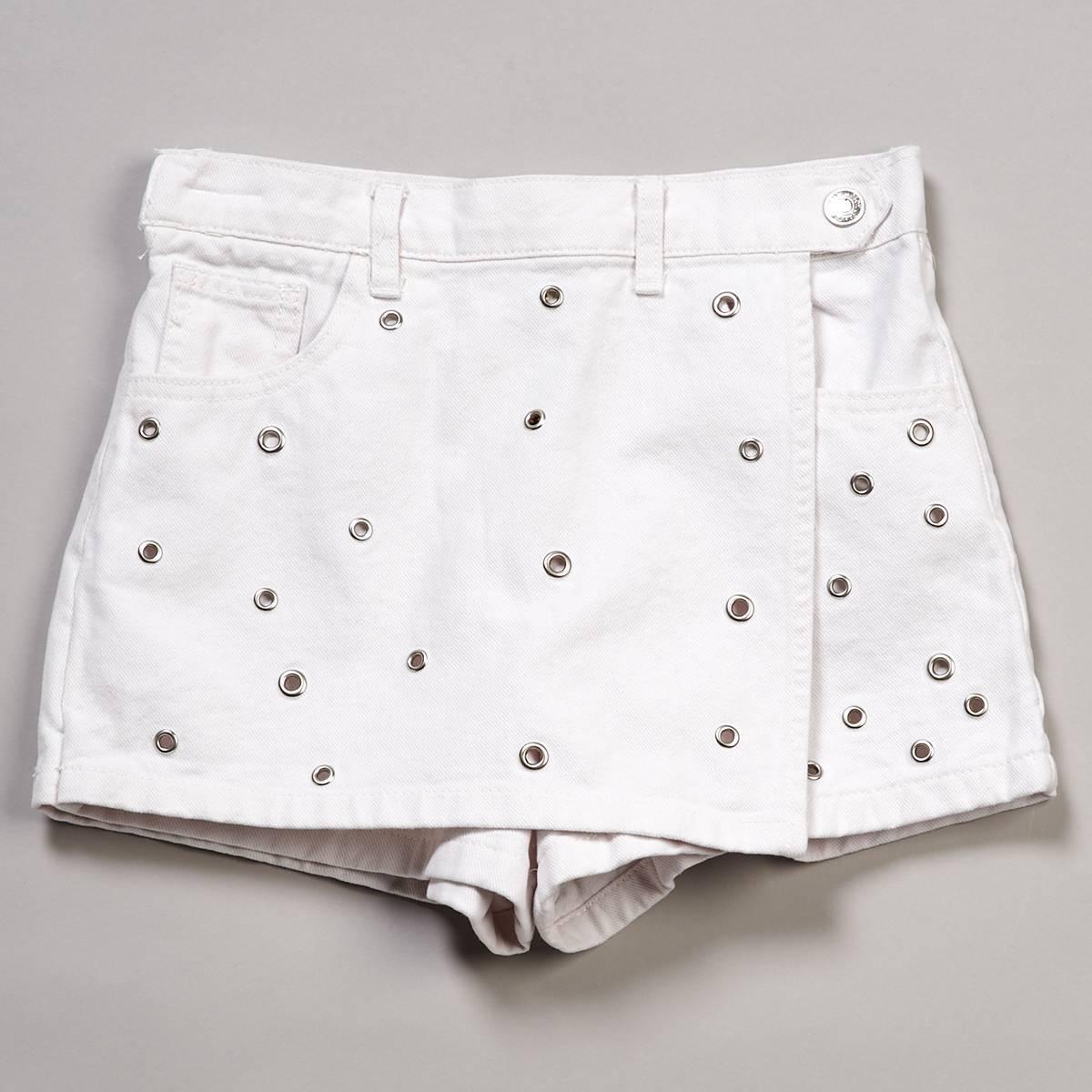 Click here for Girls (7-16) Jessica Simpson Studded Denim Wrap Sk... prices