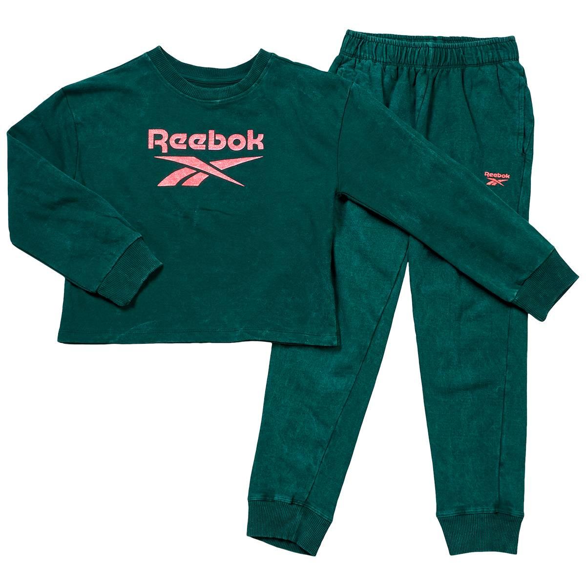 Click here for Girls (7-12) Reebok 2pc. Fleece Lined Jogger Set prices