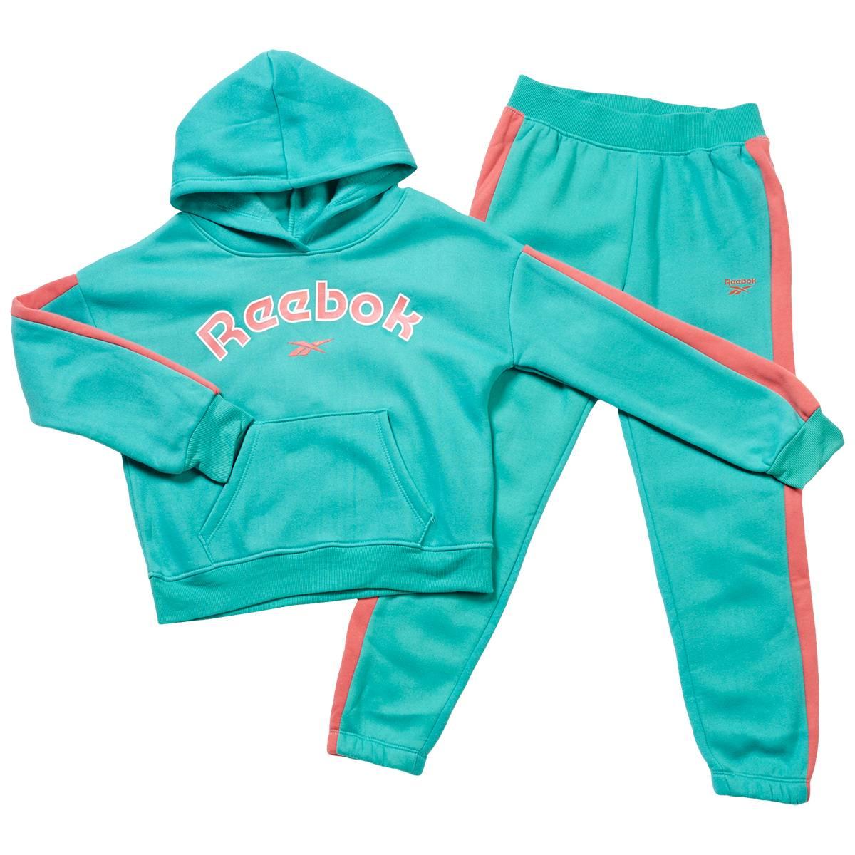 Click here for Girls (7-12) Reebok Logo Hoodie & Jogger Set prices