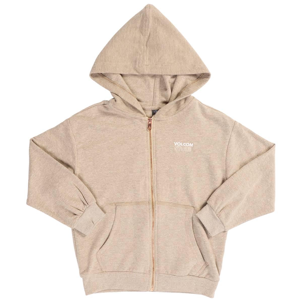 Click here for Girls (7-14) Volcom Marled French Terry Zip Hoodie prices