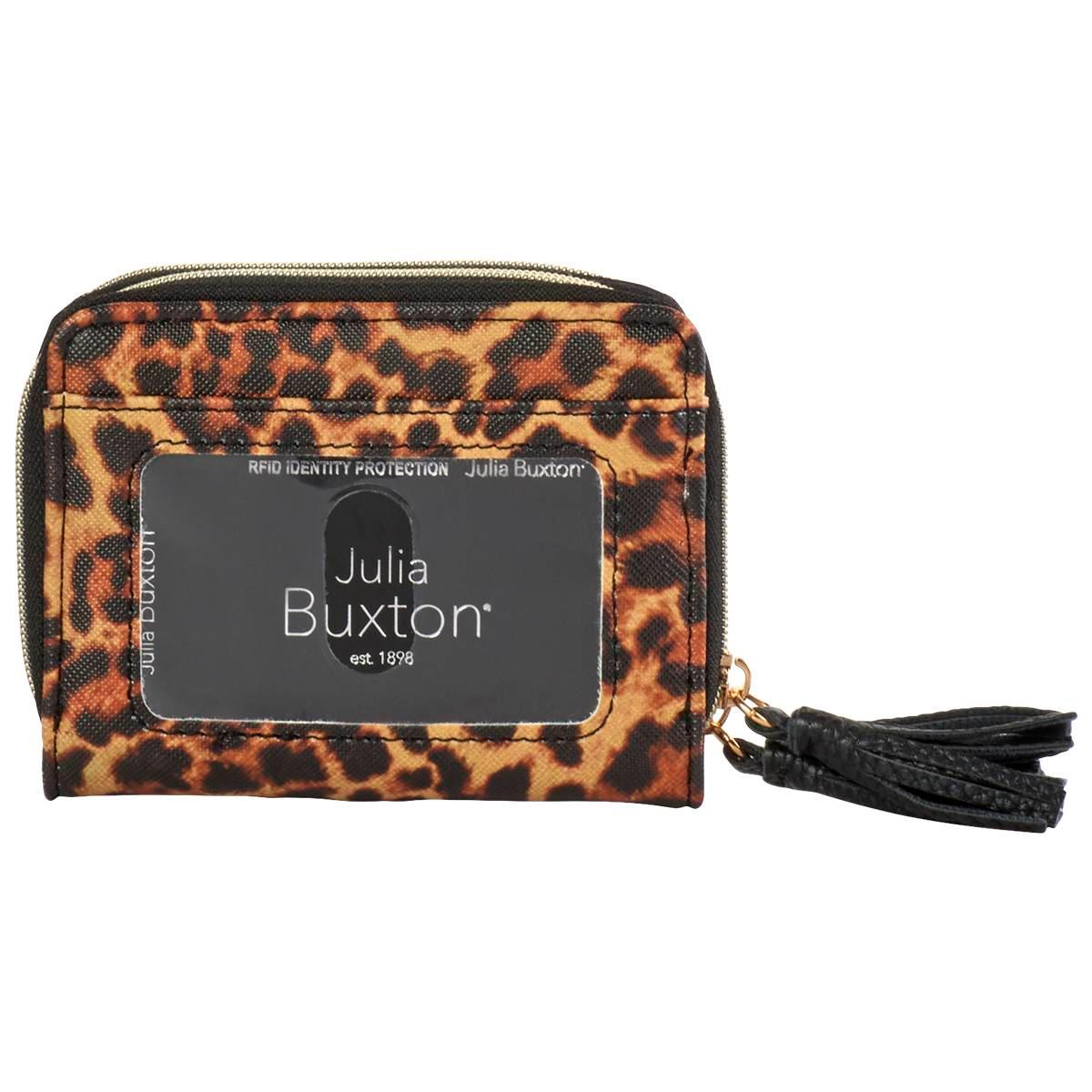 Click here for Womens Julia Buxton Wizard Wallet - Leopard prices