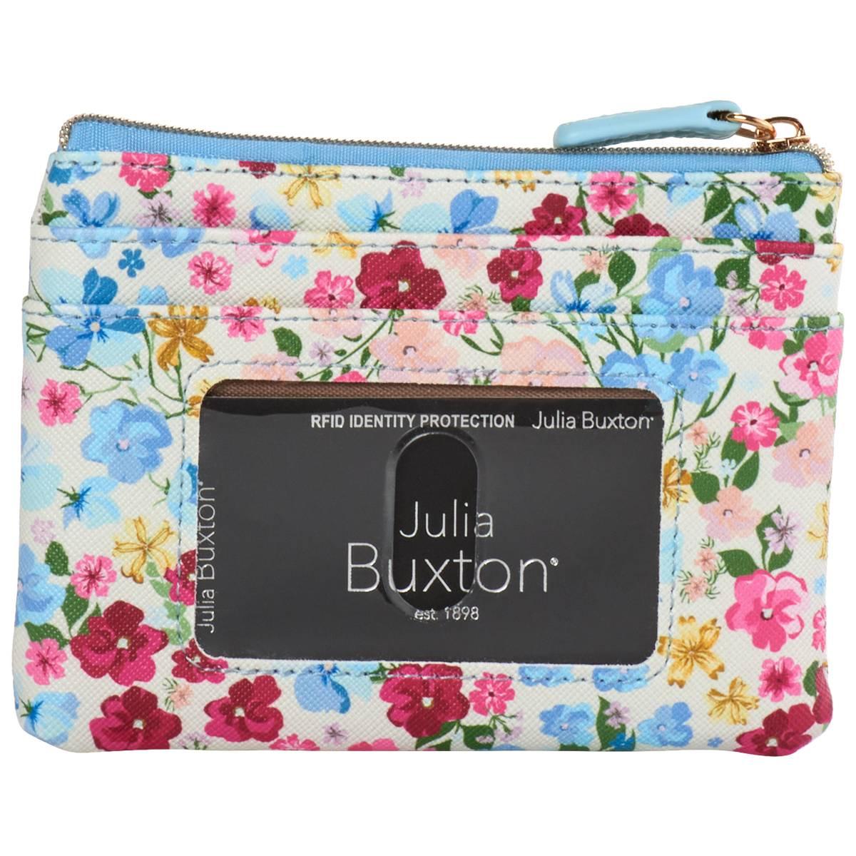 Click here for Womens Buxton Large ID Coin Wallet - Dainty Meadow prices