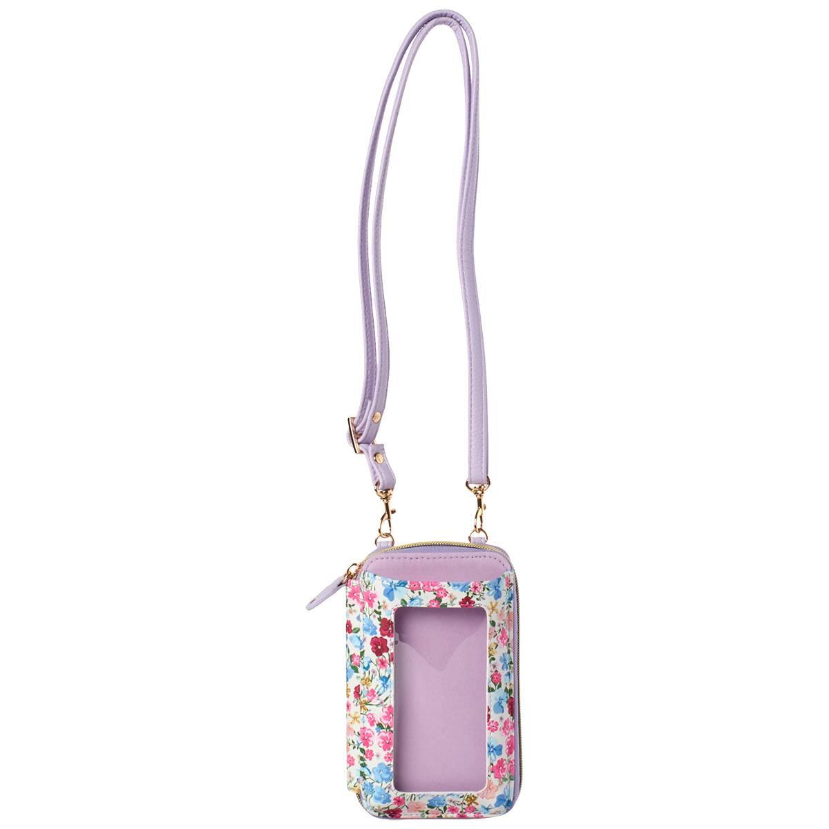 Womens Julia Buxton Floral Everywhere Crossbody Wallet