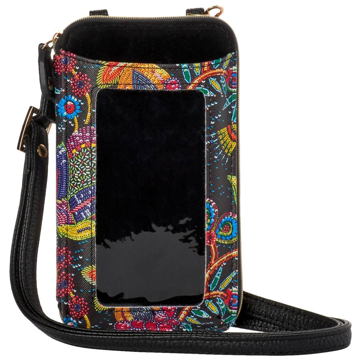 Click here for Womens Buxton Everywhere Sequin Flower Crossbody W... prices