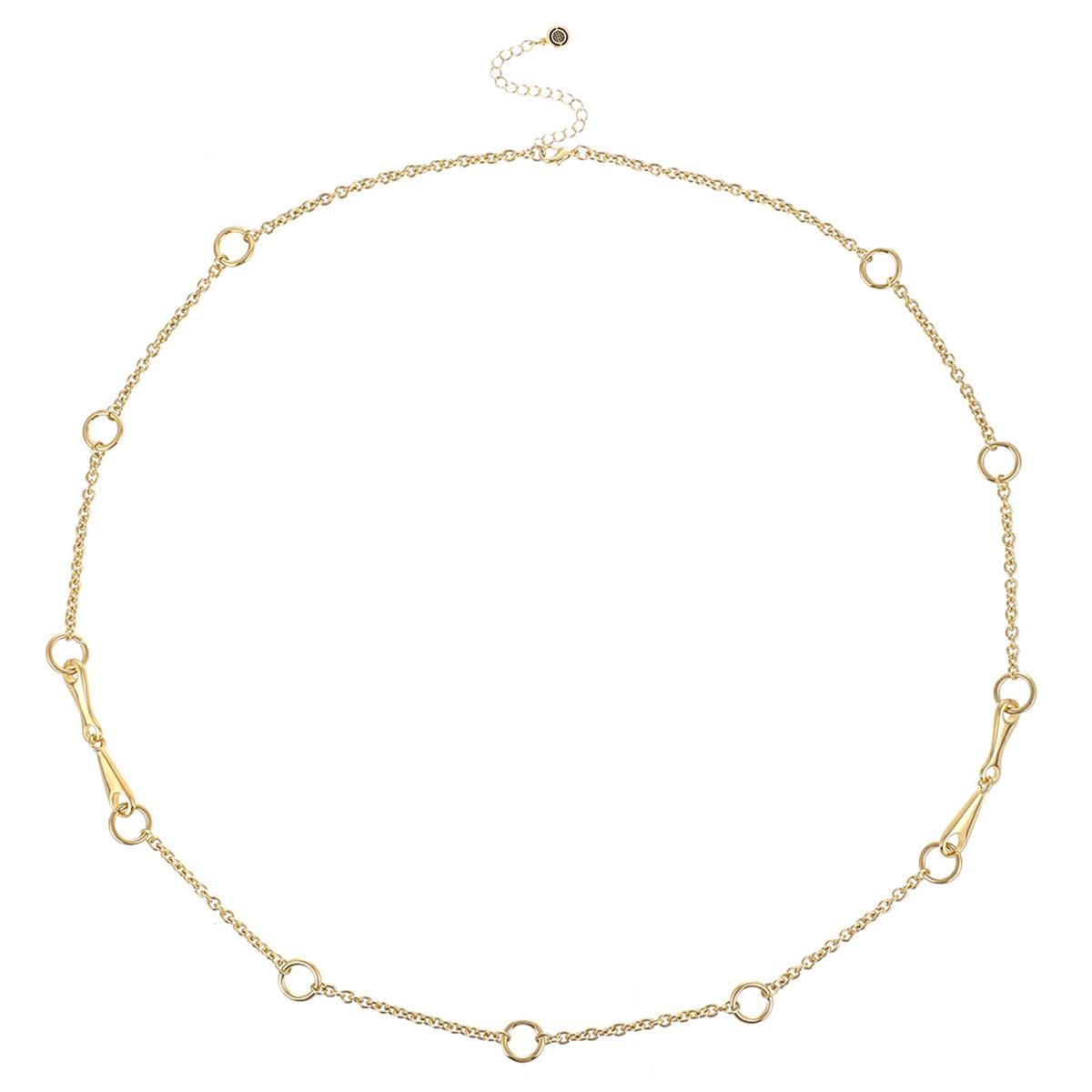 Click here for Design Collection Gold-Tone Metal Chain Necklace prices