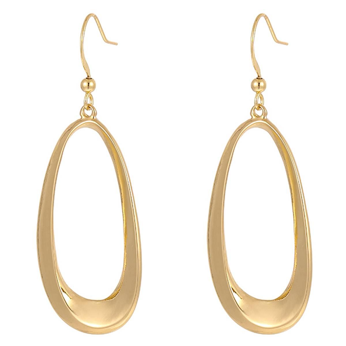 Click here for Design Collection Gold-Tone Cast Drop Earrings prices