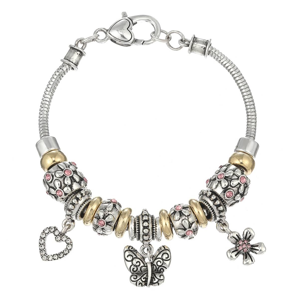 Click here for Beautiful Blessings Butterfly/Heart/Flower Charm B... prices