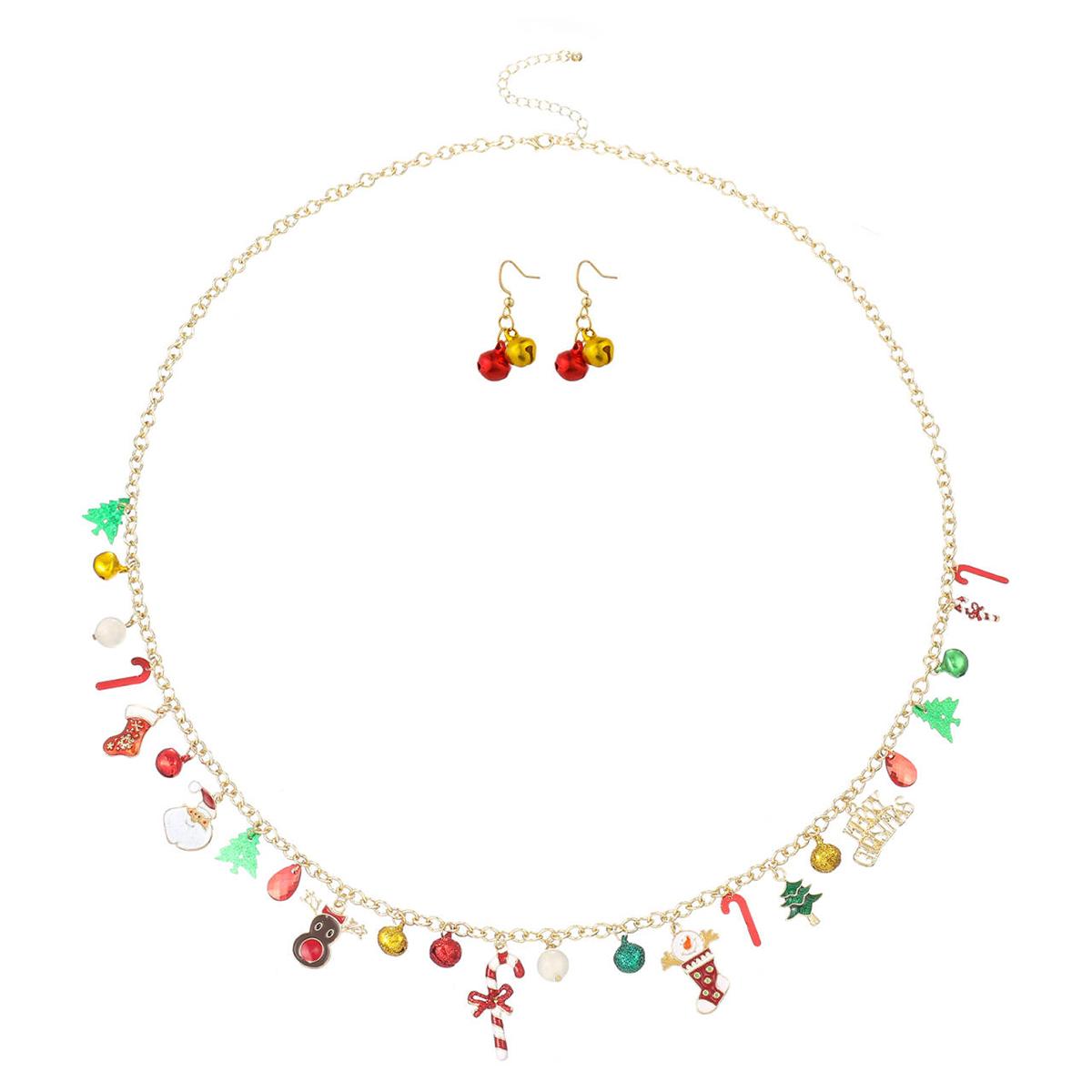Click here for Gold-Tone Holiday Charm Necklace prices