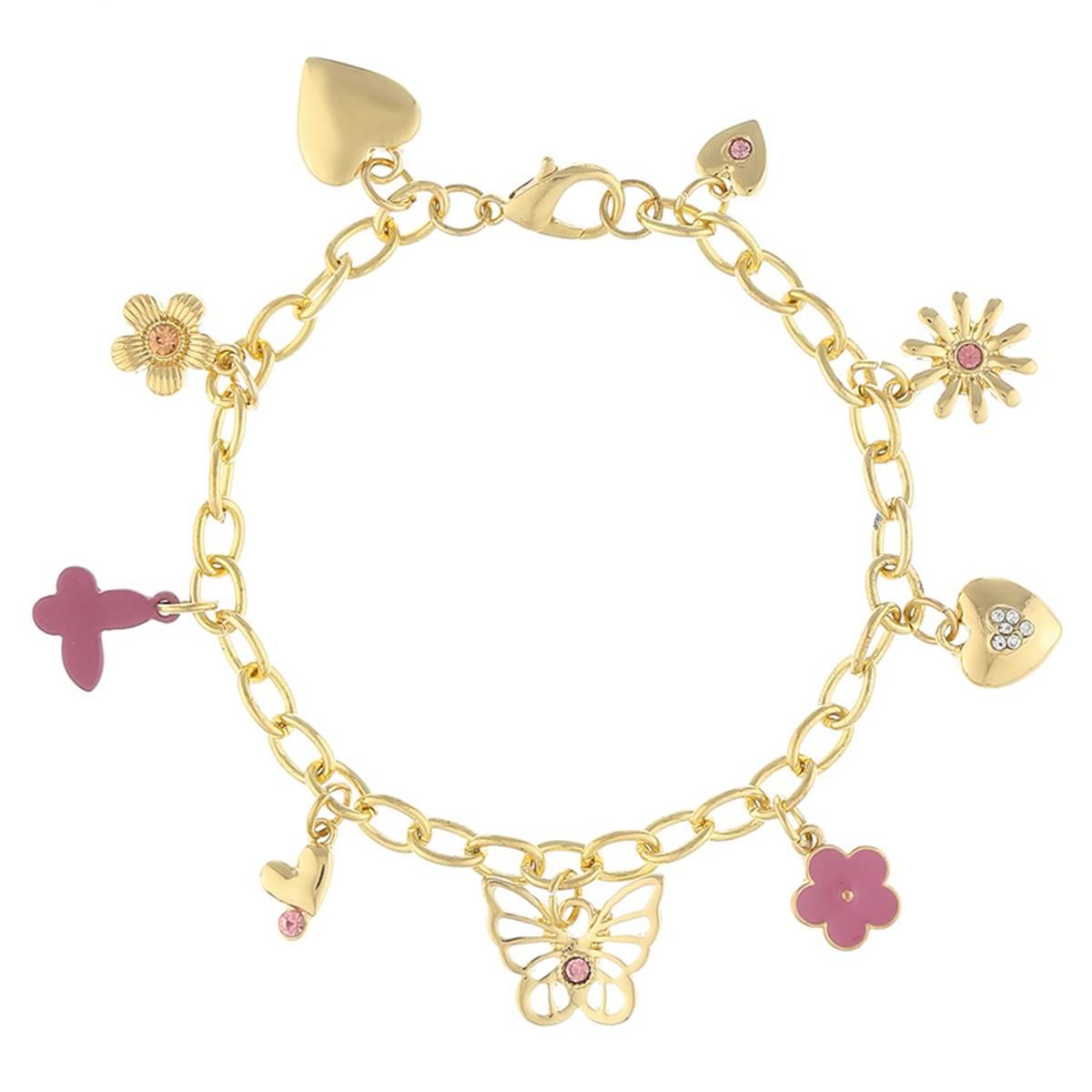Click here for Ashley by Ashley Cooper(tm) Gold-Tone Multi Charm... prices