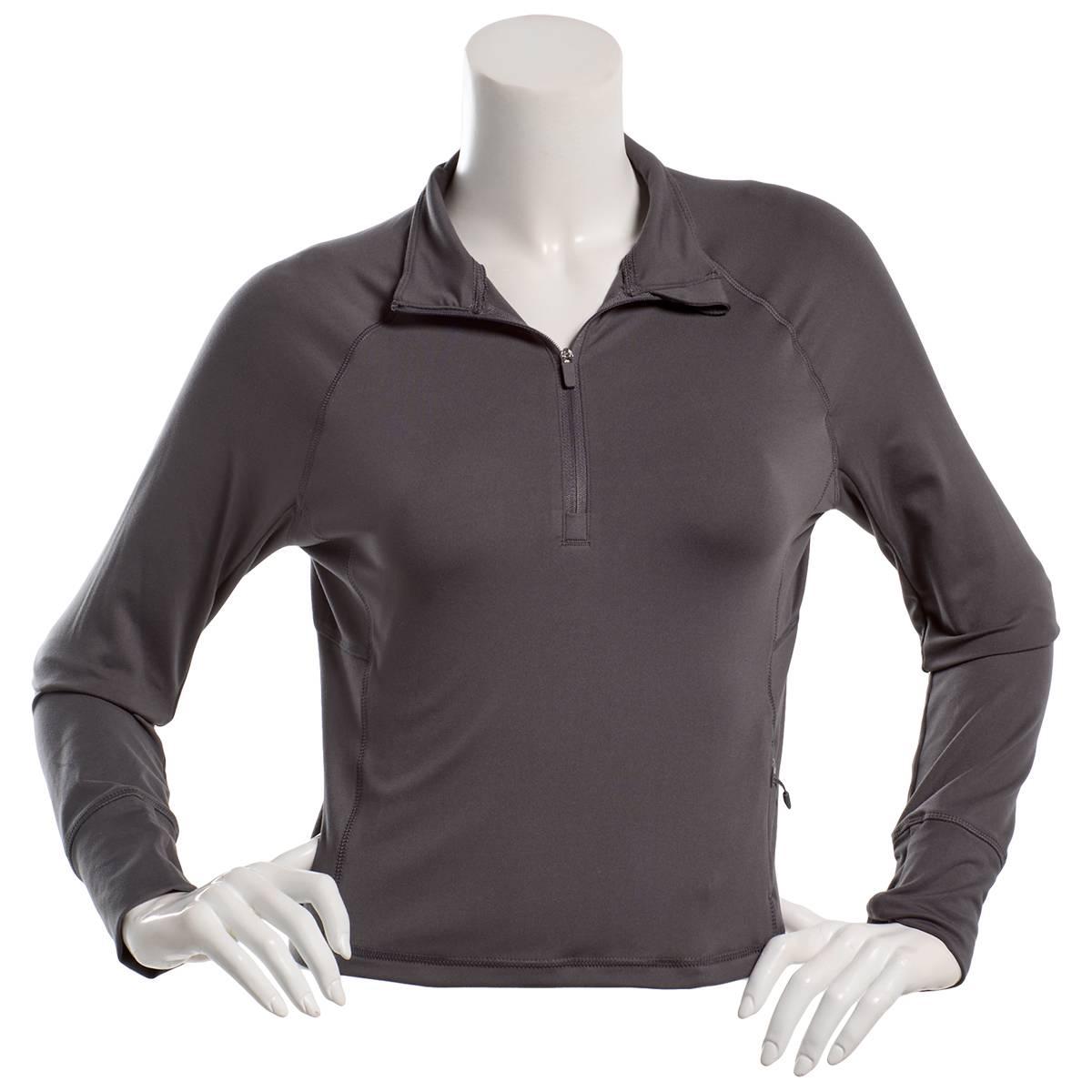 Click here for Juniors Love Tree Lulu Quarter Zip Mock Neck Pull... prices