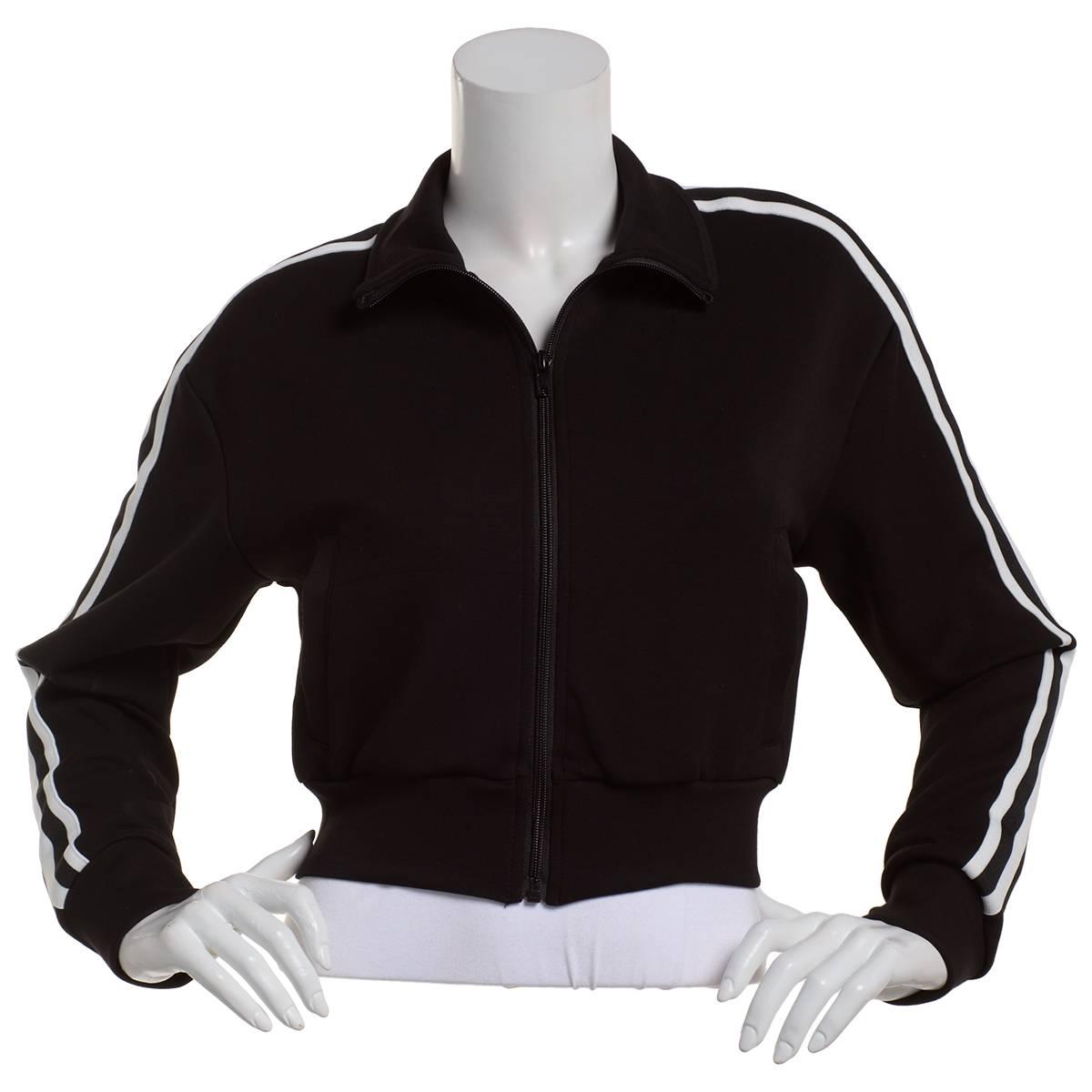 Click here for Juniors Love Tree Side Stripe Soft Cropped Zip Up... prices
