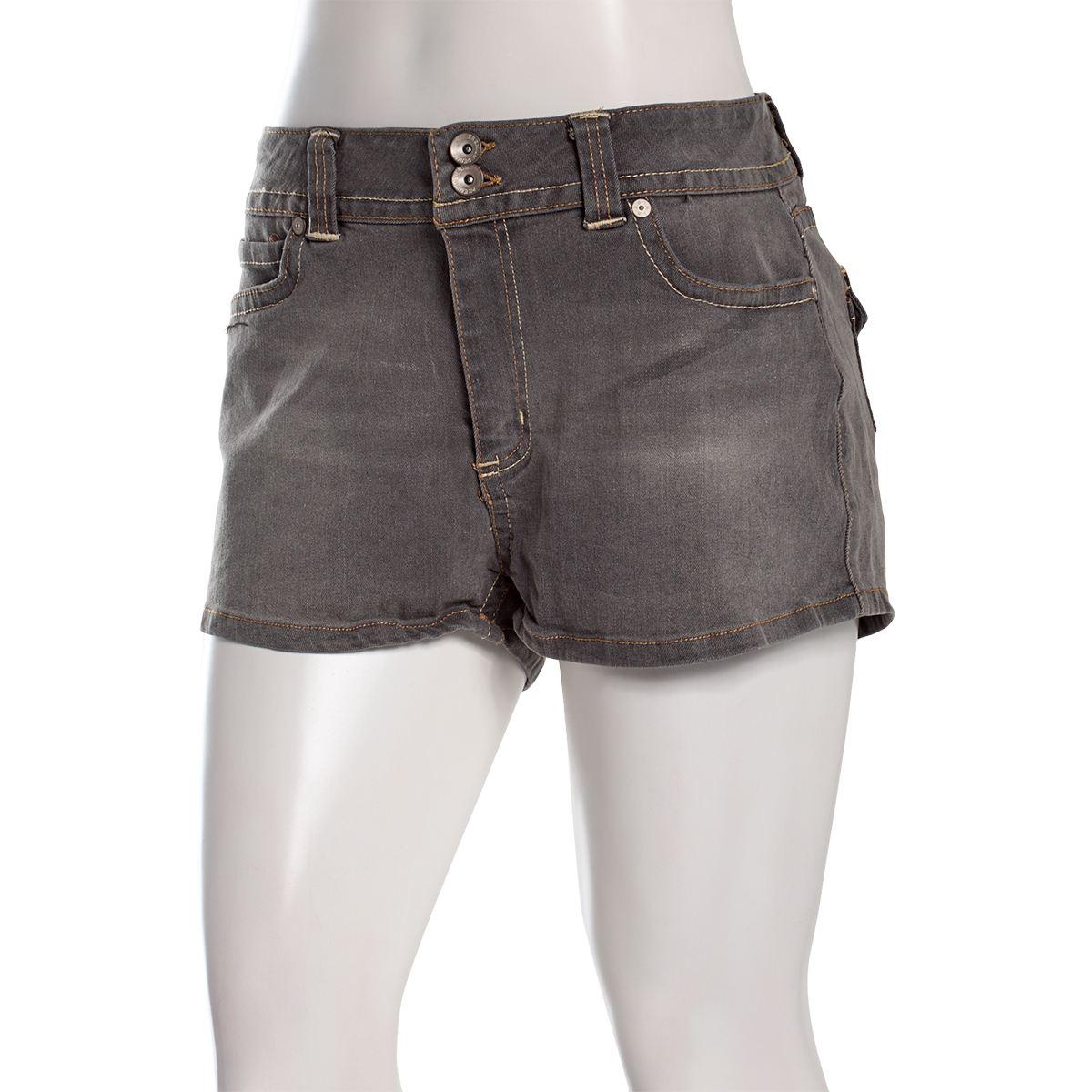 Click here for Juniors Love Tree 2 Button Denim Shorts prices