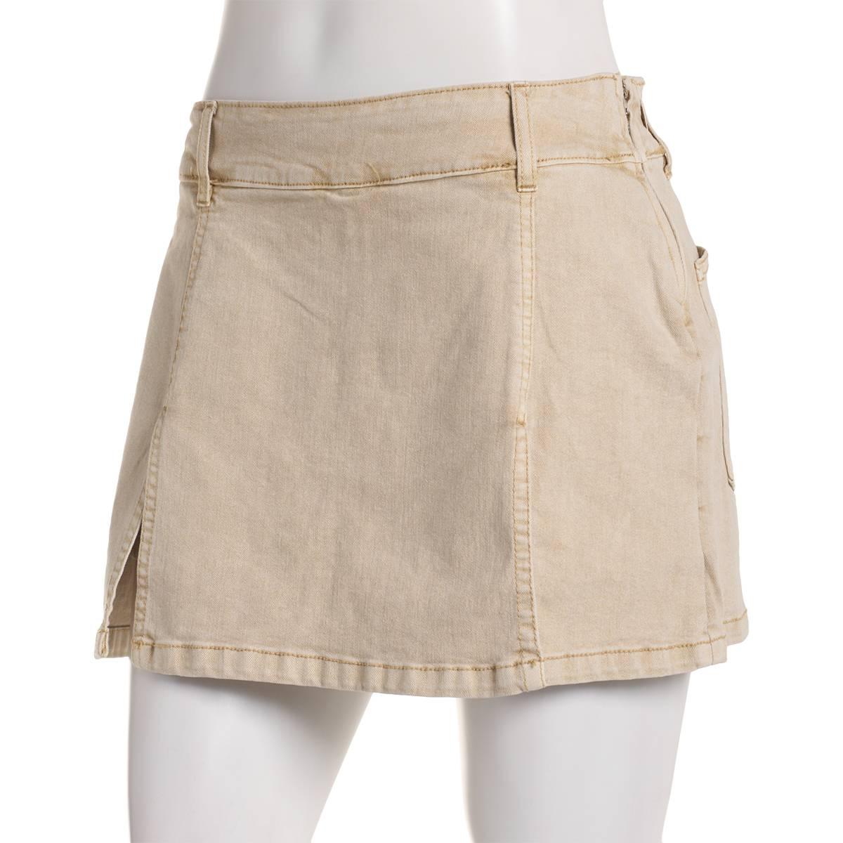 Click here for Juniors Love Tree Denim Skort with Front Slit prices